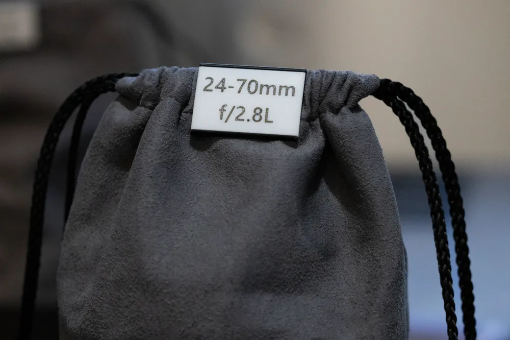 Canon EOS R Camera bag labels by Duffle - MakerWorld