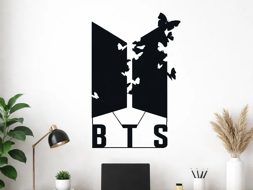 BTS Wall Art - Free 3D Print Model - MakerWorld