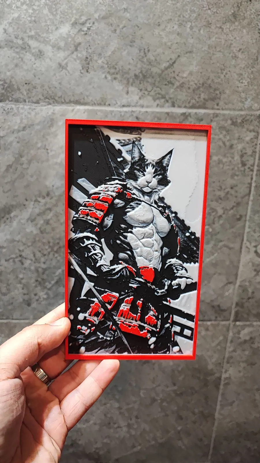 Samurai-Katze von Garuda3D MakerWorld: Kostenlose 3D-Modelle herunterladen