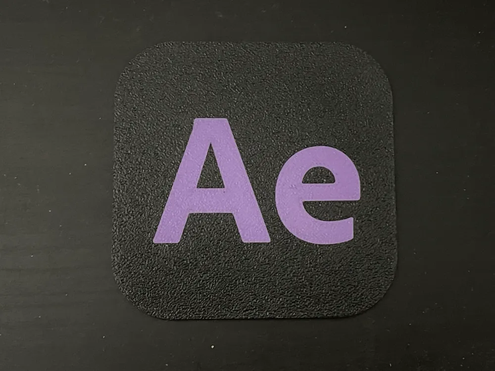 After Effects - Adobe App Icon Coaster by MalcTheOracle - MakerWorld