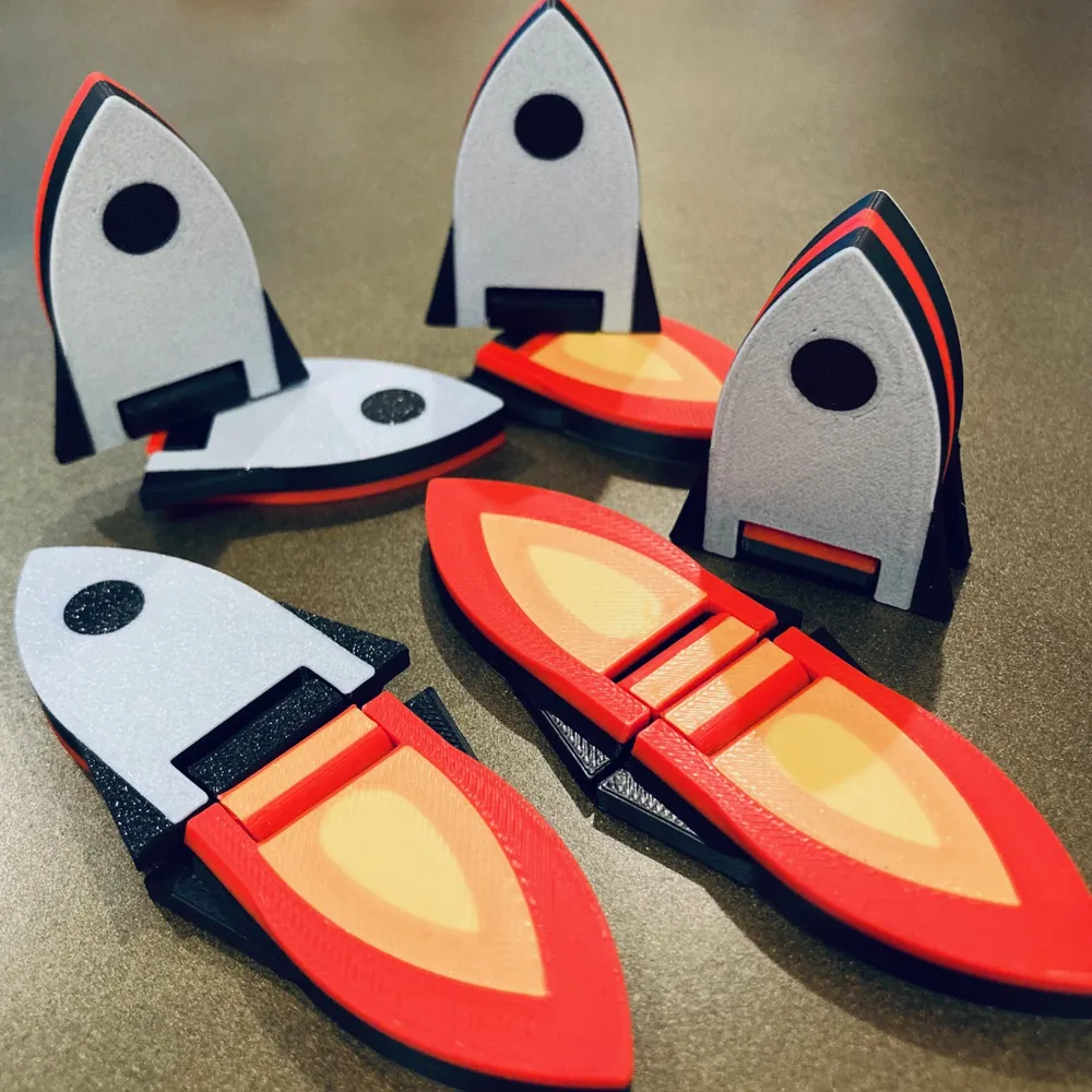 Rocket Launch Slip and Flip Fidget (38 min) by SpacedOut MakerWorld ...
