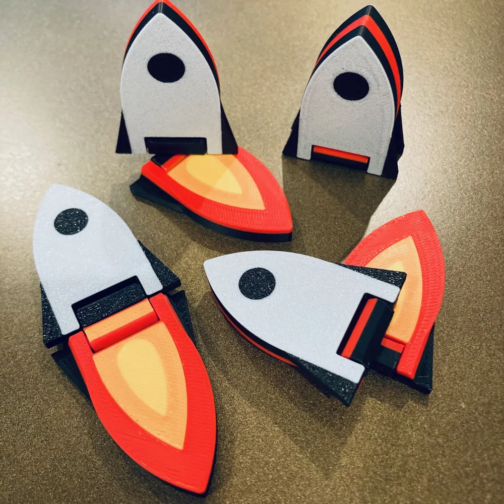 Rocket Launch Slip and Flip Fidget (38 min) by SpacedOut MakerWorld ...