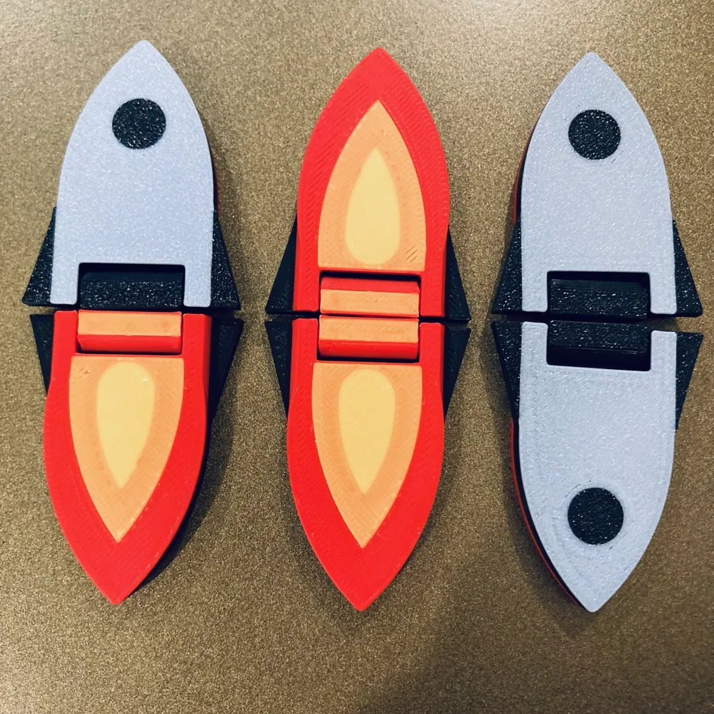 Rocket Launch Slip and Flip Fidget (38 min) by SpacedOut MakerWorld ...