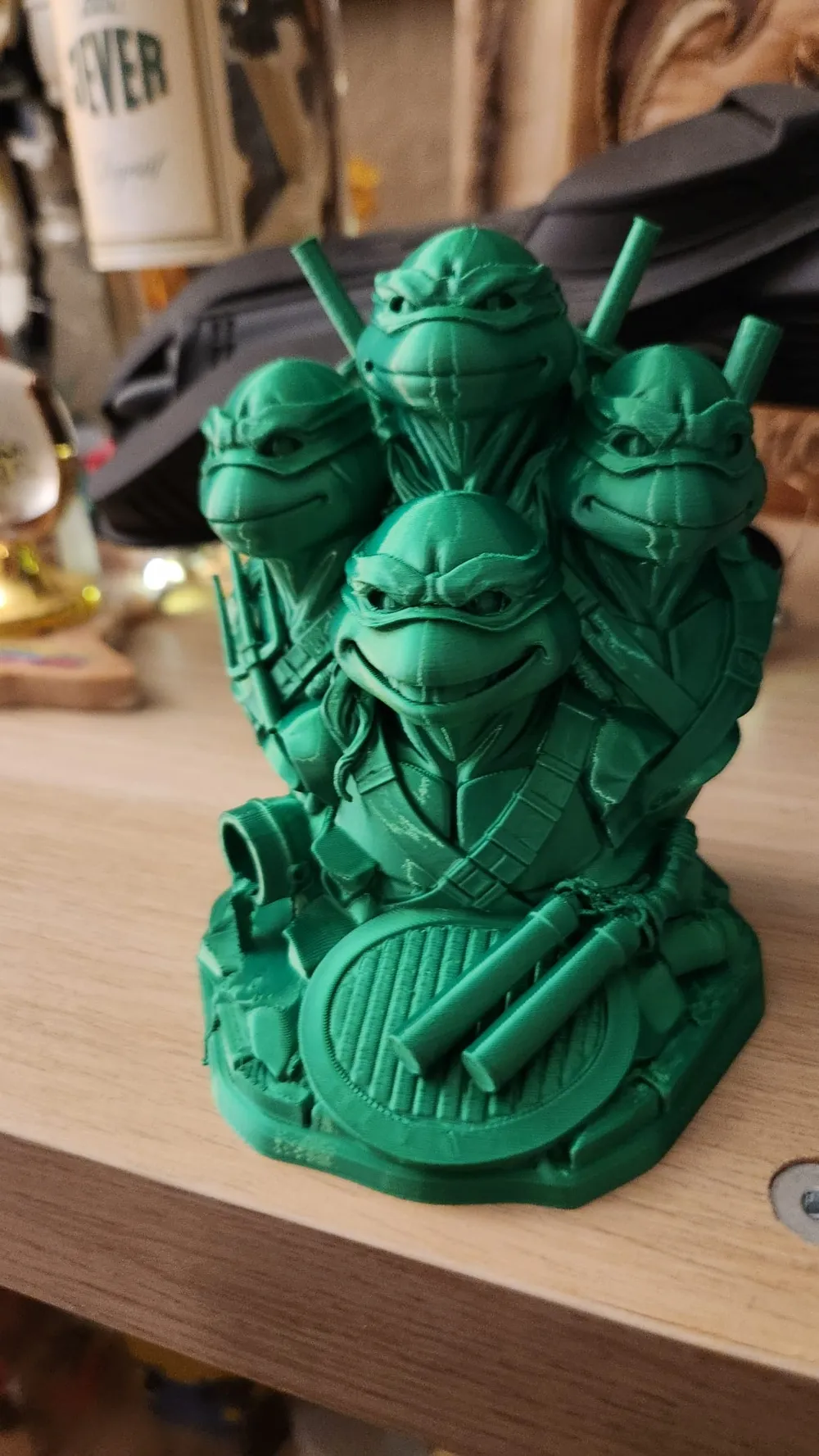 TMNT 90s Movie Style – Bust for Display & Painting - Free 3D Print ...
