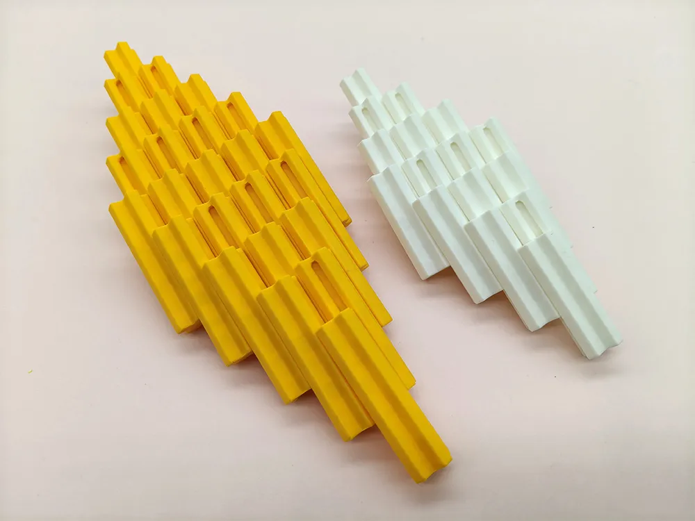 Slime fidget toy: Cross Geometric Block - Free 3D Print Model - MakerWorld