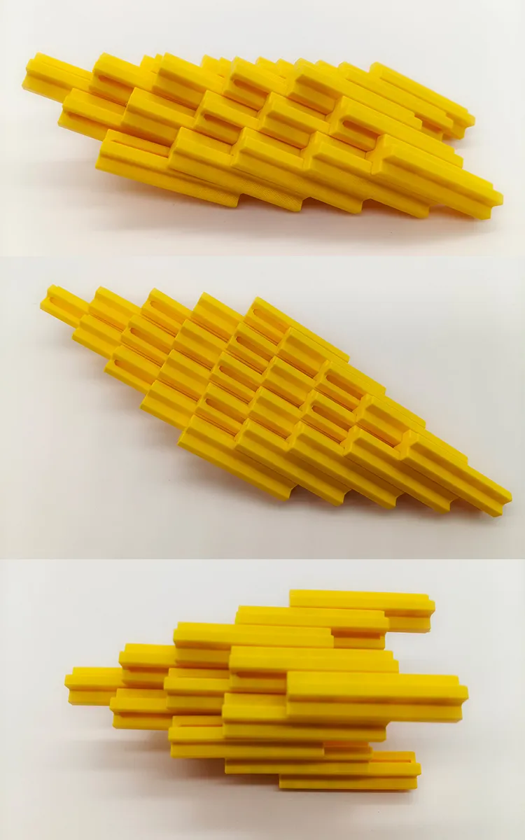 Slime fidget toy: Cross Geometric Block - Free 3D Print Model - MakerWorld