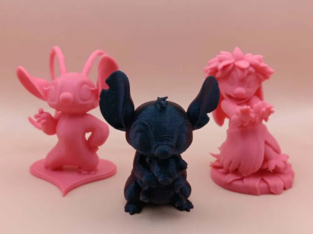 Chibi Lilo & Stitch & Angel by Aleandrus MakerWorld: Download Free 3D ...