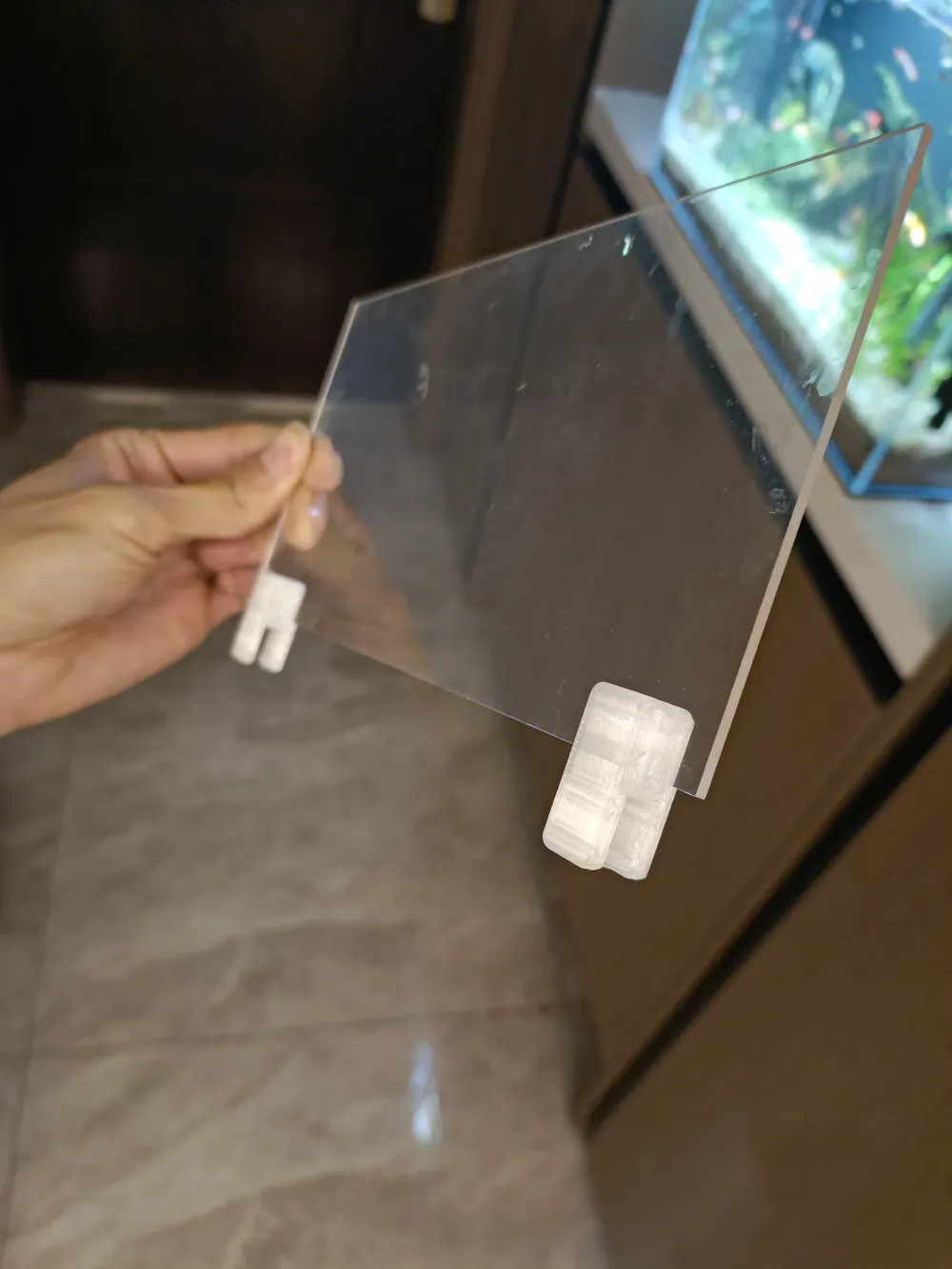 Fish Tank Anti-Jump Acrylic Plate Bracket, Simple and Practical Anti ...