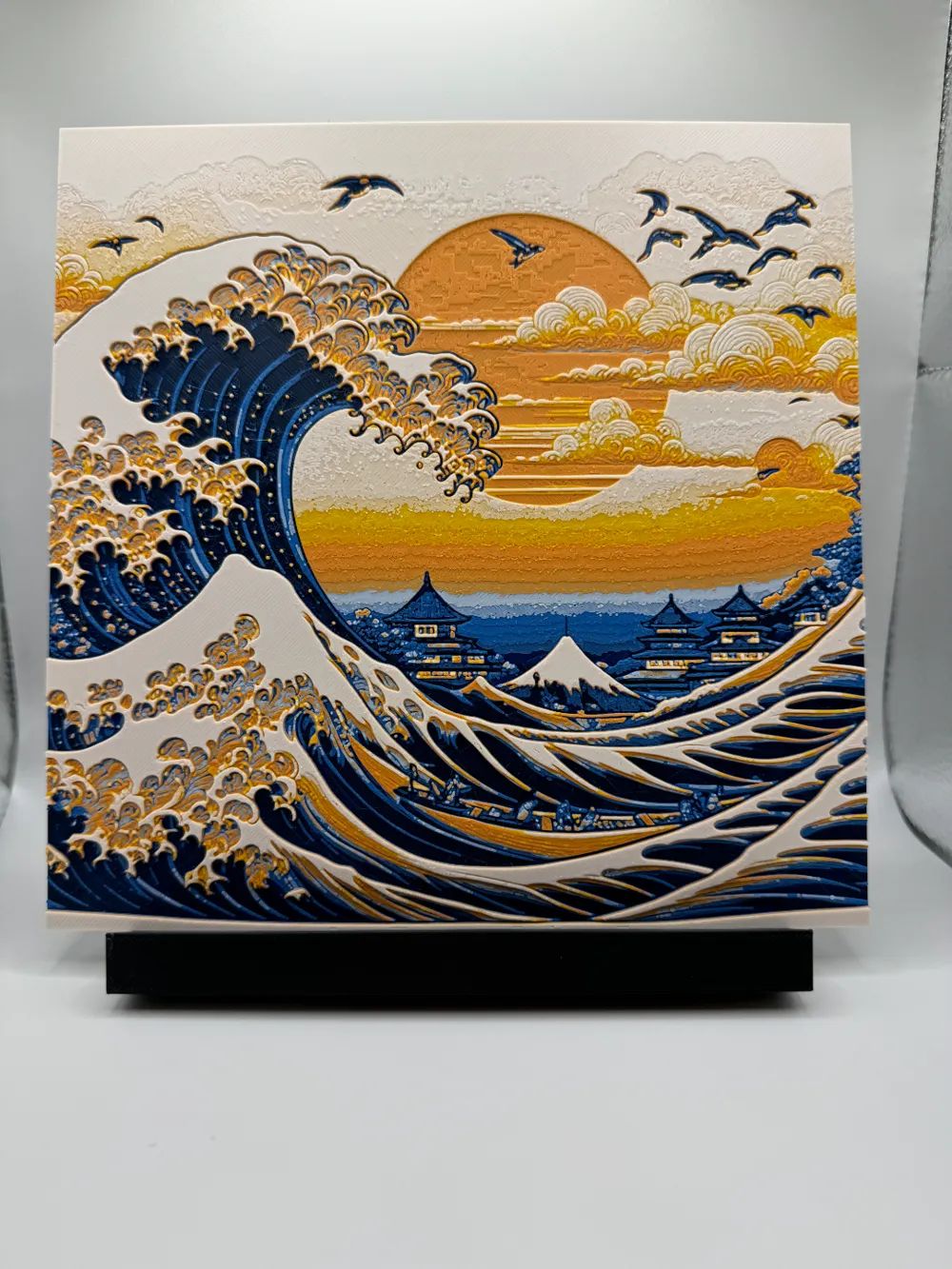 Wave - Inspired by The Great Wave off Kanagawa - Free 3D Print Model ...