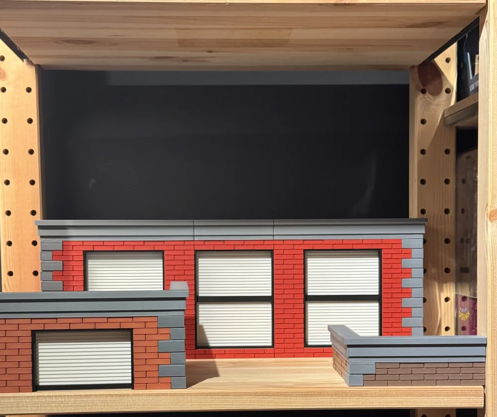 BrickCorner - Small - 1:12 shelf riser, diorama - Free 3D Print Model ...