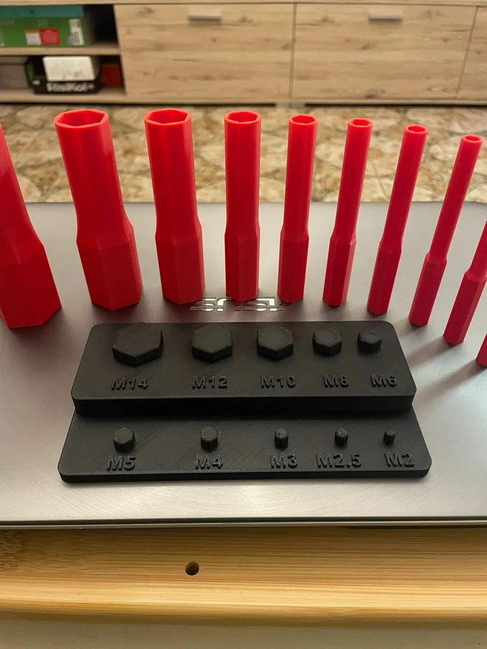 Ultimate set of socket wrenches with rack - Free 3D Print Model ...