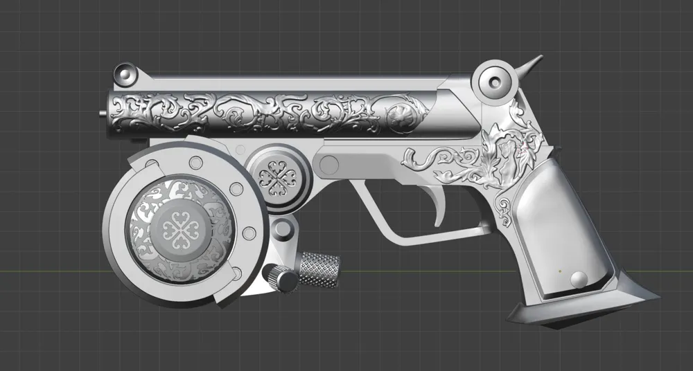 Resident Evil 4 Ada Wong Grappling Hook Gun - Free 3D Print Model ...