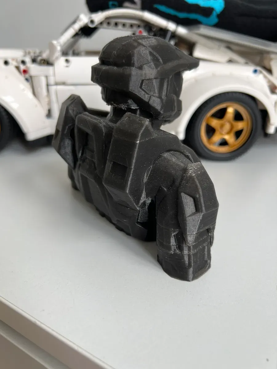 Halo Master Chief Bust High-Poly by Print4Gods - MakerWorld