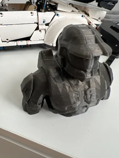 Halo Master Chief Bust High-Poly by Print4Gods - MakerWorld