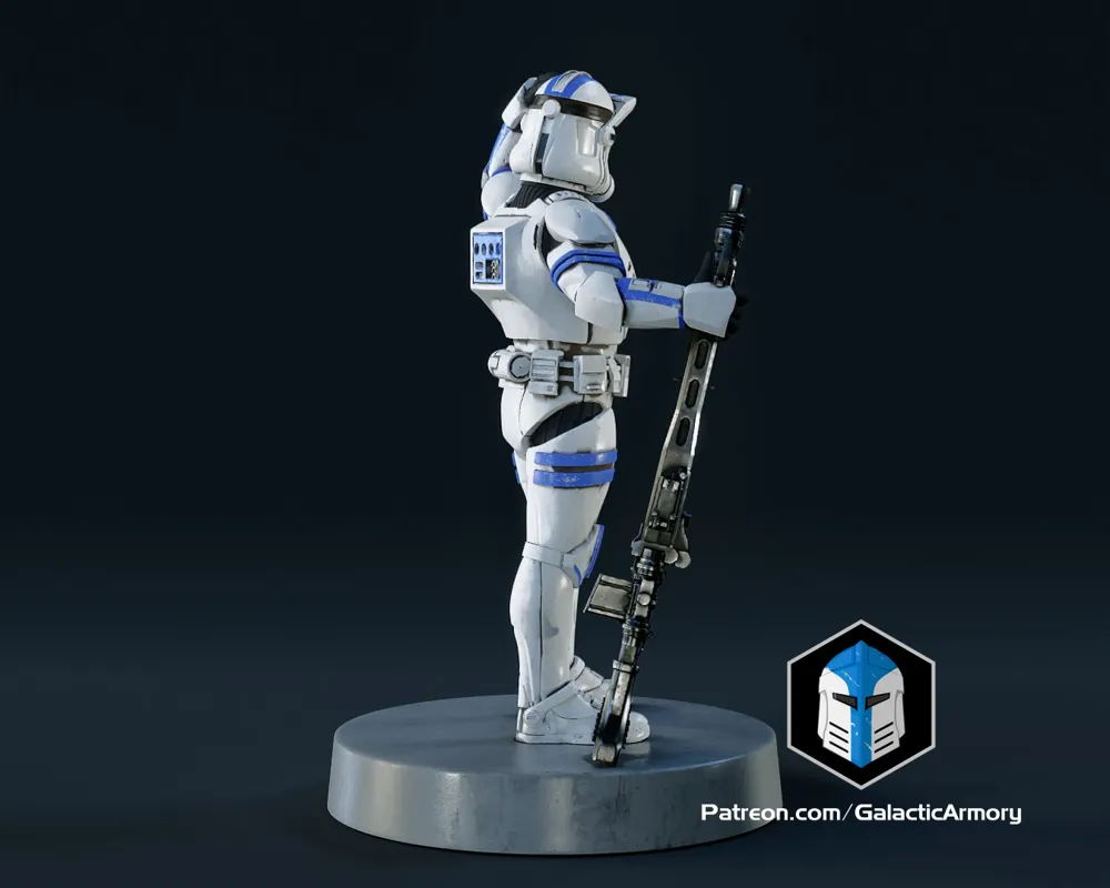 Clone Trooper Figurine - Specialist by Galactic Armory - MakerWorld