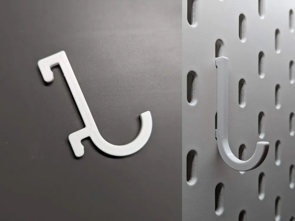 IKEA Skadis Hook - Free 3D Print Model - MakerWorld