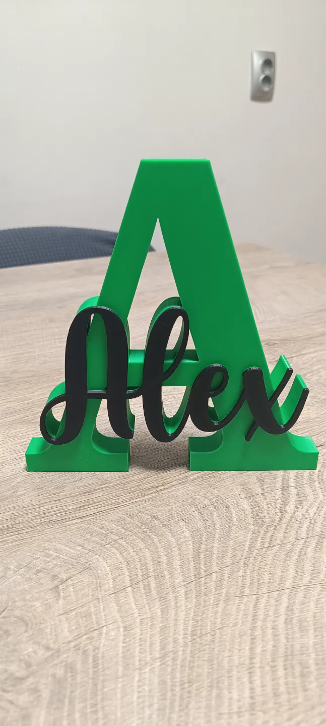 Alex decor name. by Horvat12Cro MakerWorld: Download Free 3D Models
