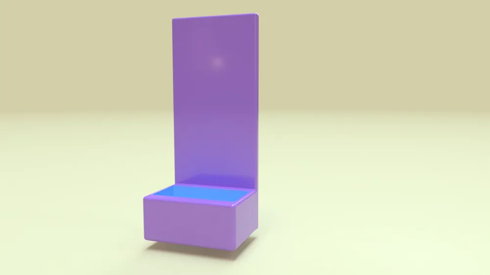 vertical business card display for grid cubes by Sprinkle Bat ...