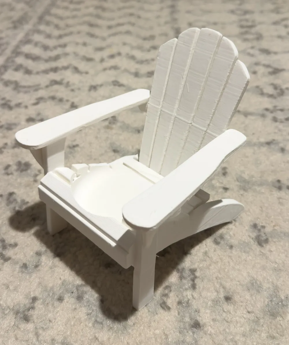 Sit ‘n’ Sip – Adirondack Chair Koozie for Your Can by hyperfixed MakerWorld: Download Free 3D Models