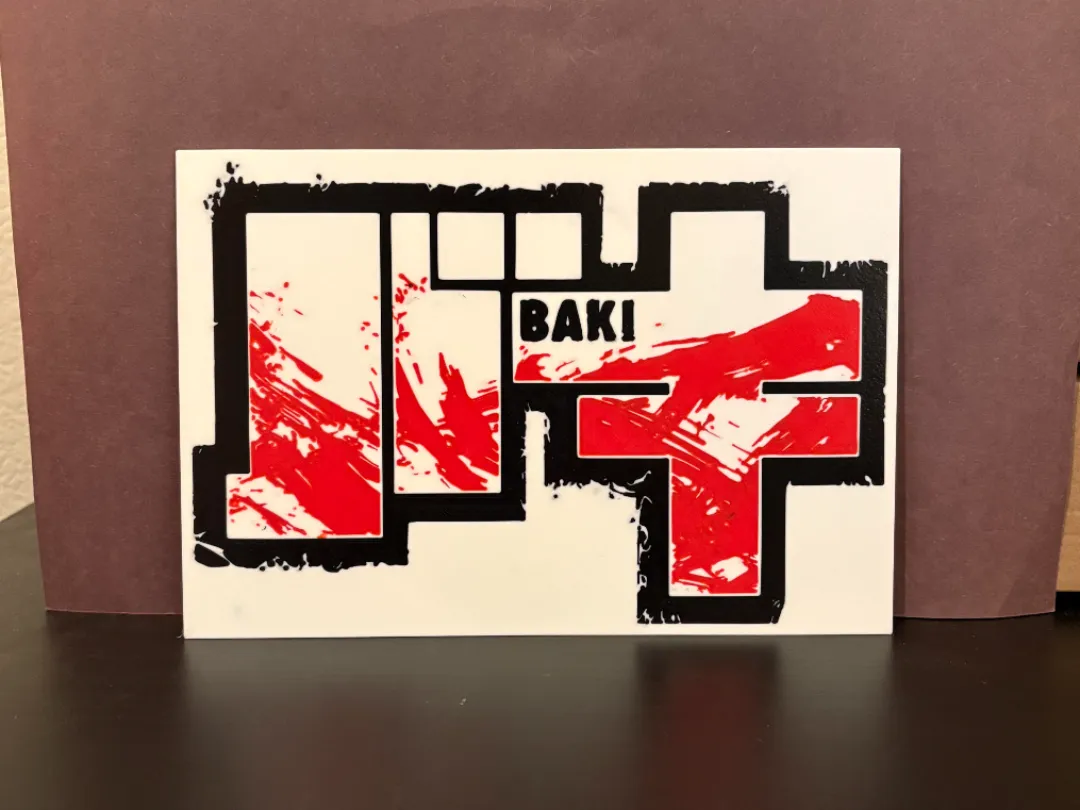 Logo Baki par Estiv MakerWorld : Téléchargez des Modèles 3D Gratuits