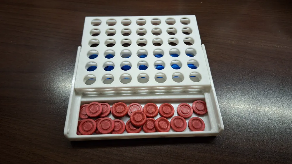 4-in-row traveller game by Frantisek23 MakerWorld: Download Free 3D Models