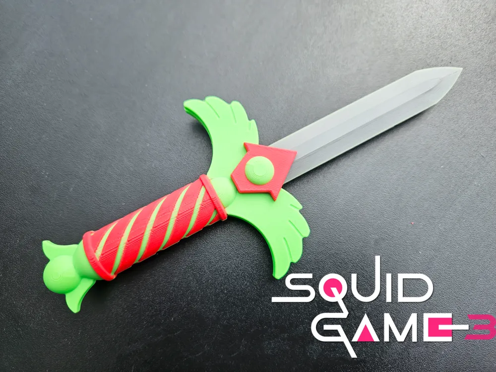 Juego del Calamar 3 – Cuchillo de Juguete (Dos Versiones de Impresión ...