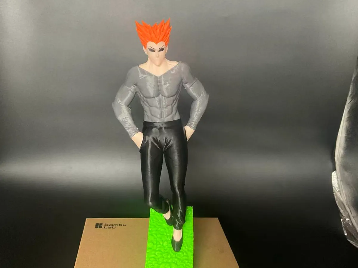 One-Punch Man Garou Slide-Fit Separated Color Parts (NO AMS) - Free 3D ...
