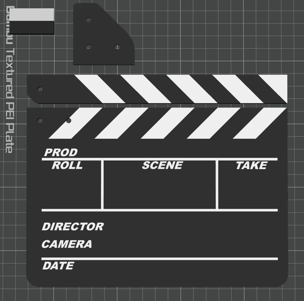 Movie Clapper Board - Large Remixed by DM_Aus - MakerWorld