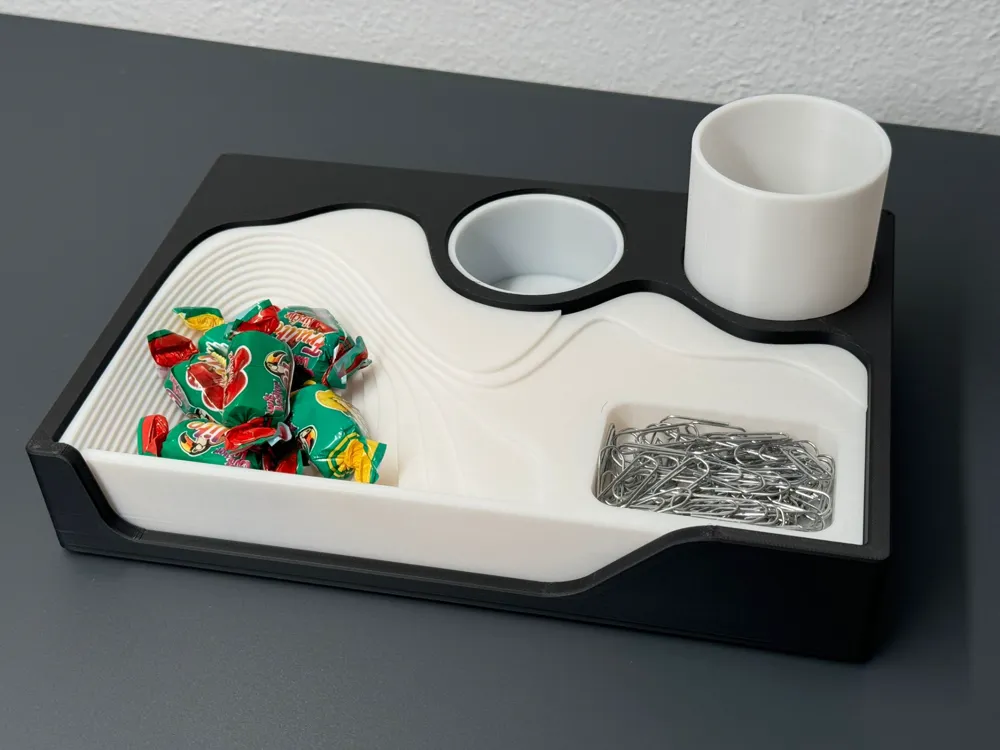 Stepped Desk Organizer - Free 3D Print Model - MakerWorld