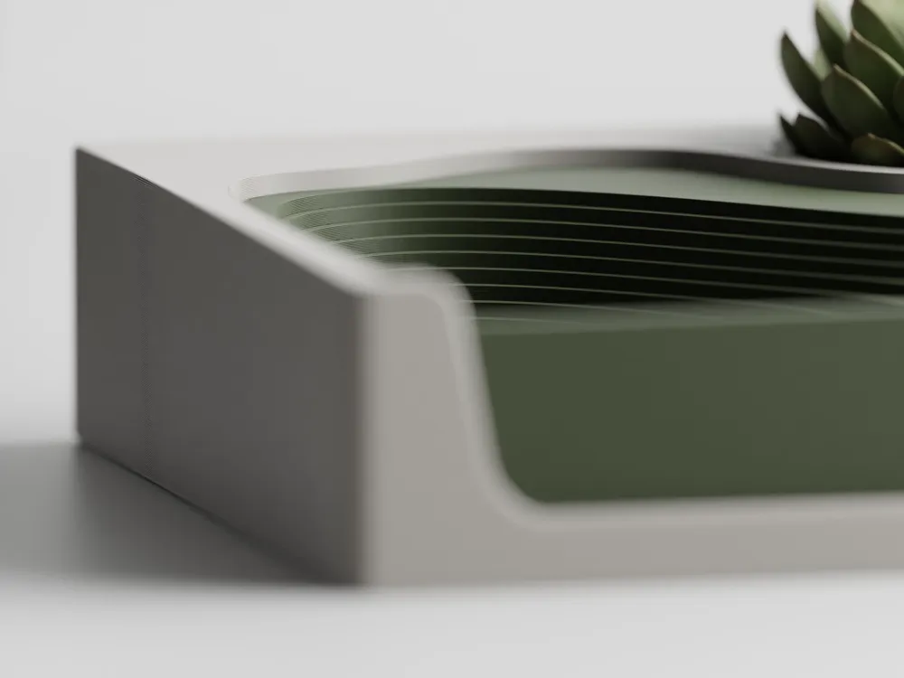 Stepped Desk Organizer - Free 3D Print Model - MakerWorld