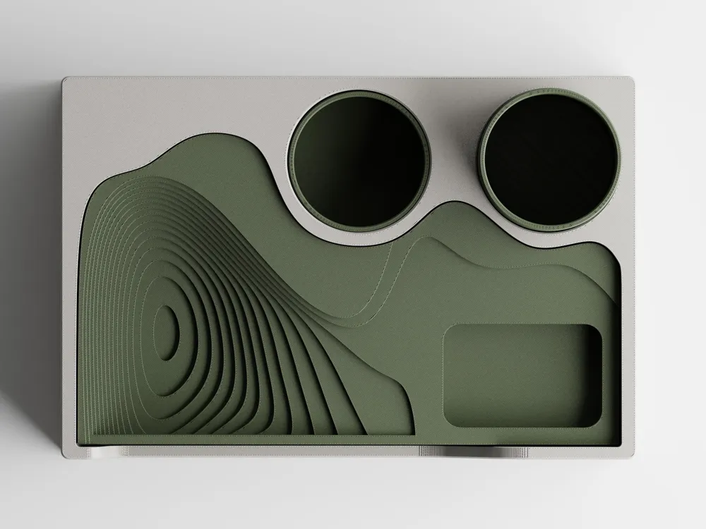 Stepped Desk Organizer - Free 3D Print Model - MakerWorld