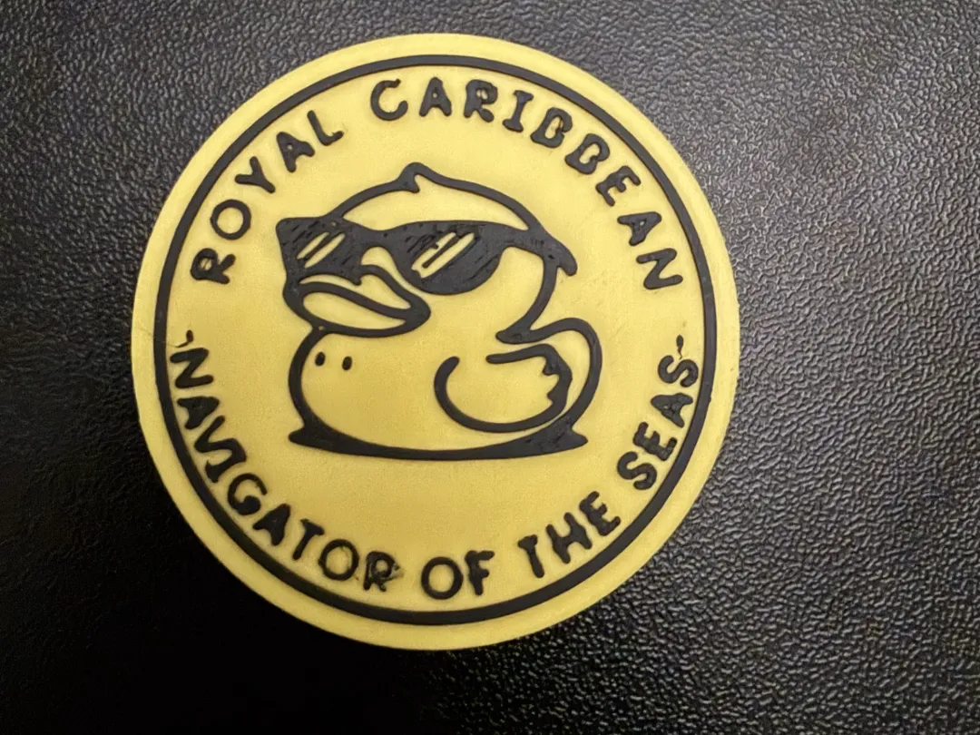 ROYAL CARIBBEAN NAVIGATOR OF THE SEAS DUCK COIN - Free 3D Print Model ...