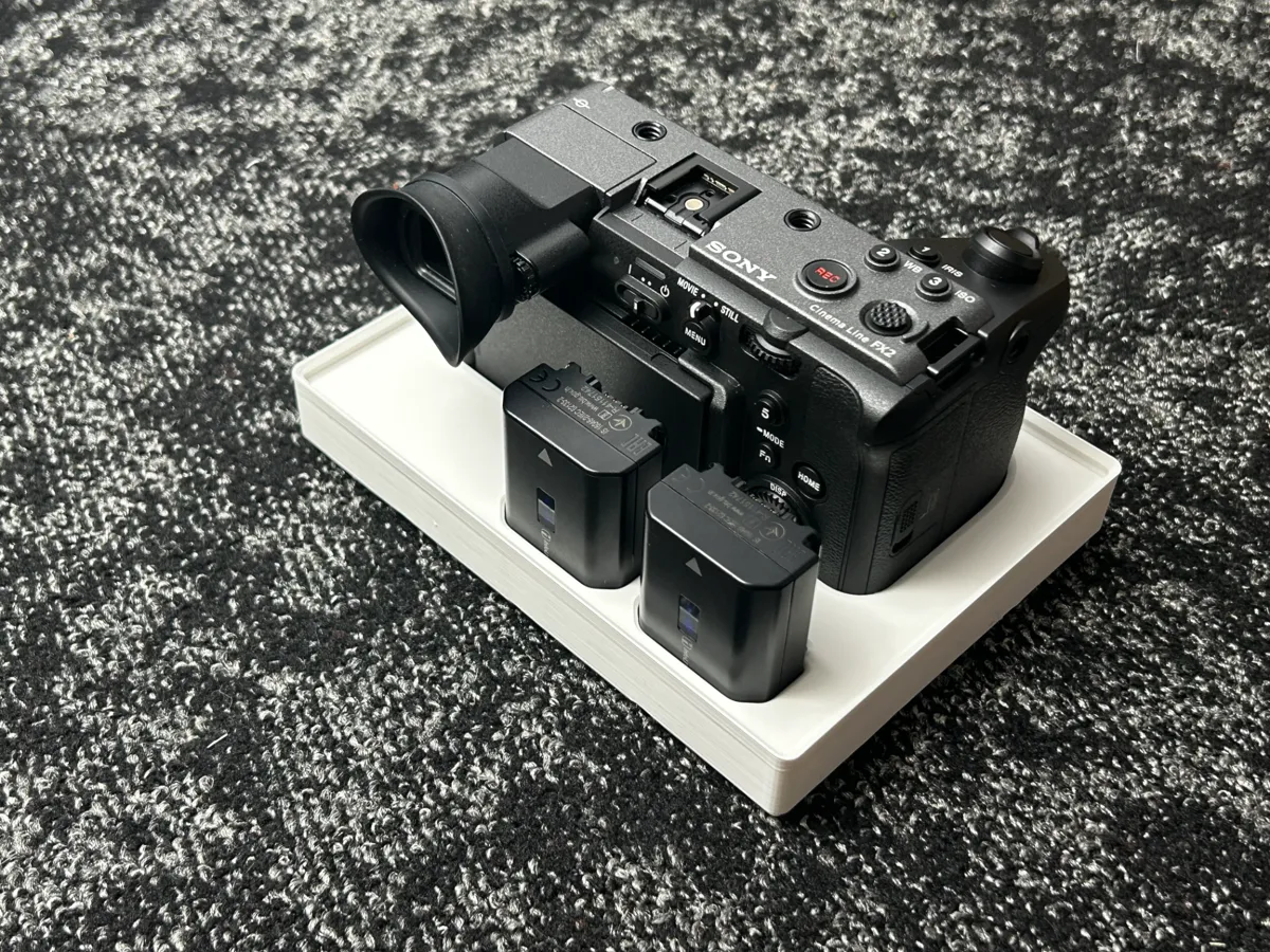 SONY FX2 Gridfinity Tray - Free 3D Print Model - MakerWorld