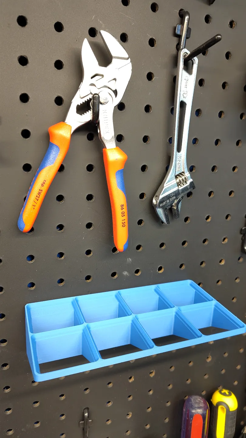 Universal Pegboard System - Gridfinity 2 x 4 Shelf Remixed by justin.cole - MakerWorld