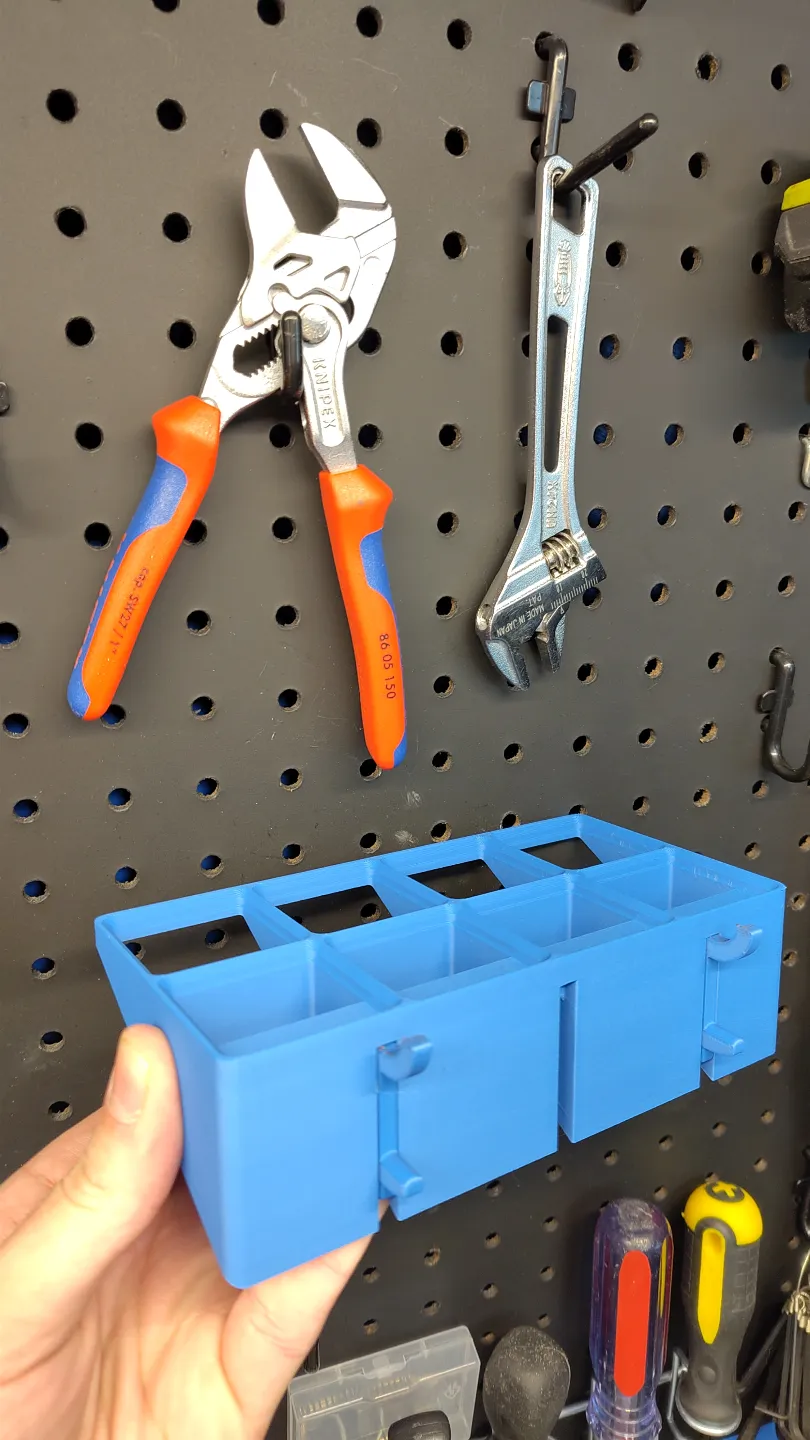 Universal Pegboard System - Gridfinity 2 x 4 Shelf Remixed by justin.cole - MakerWorld