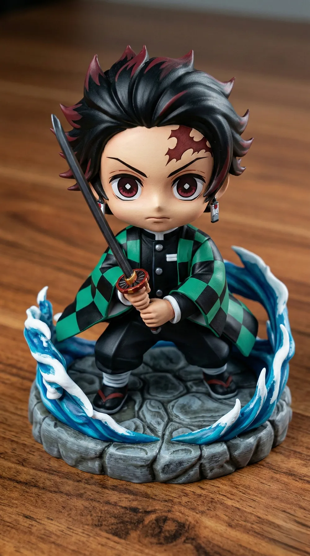 Tanjiro Kamado: Chibi Water Breathing Edition - Free 3D Print Model ...