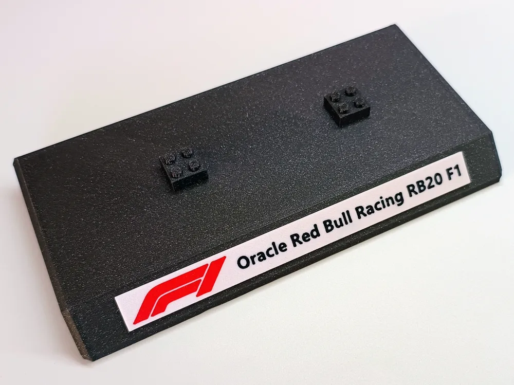 F1 Display Stand for LegoBricks Speed Champions - Free 3D Print Model ...