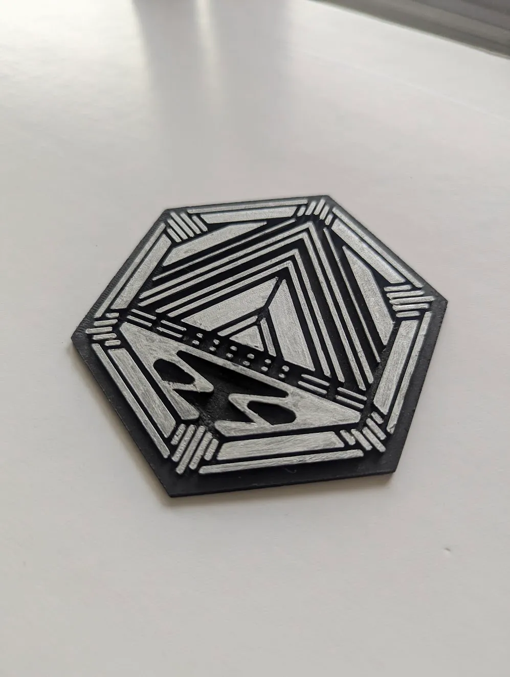 Hex Tile Coaster - Destiny Vault of Glass by Nightfall Labs MakerWorld ...