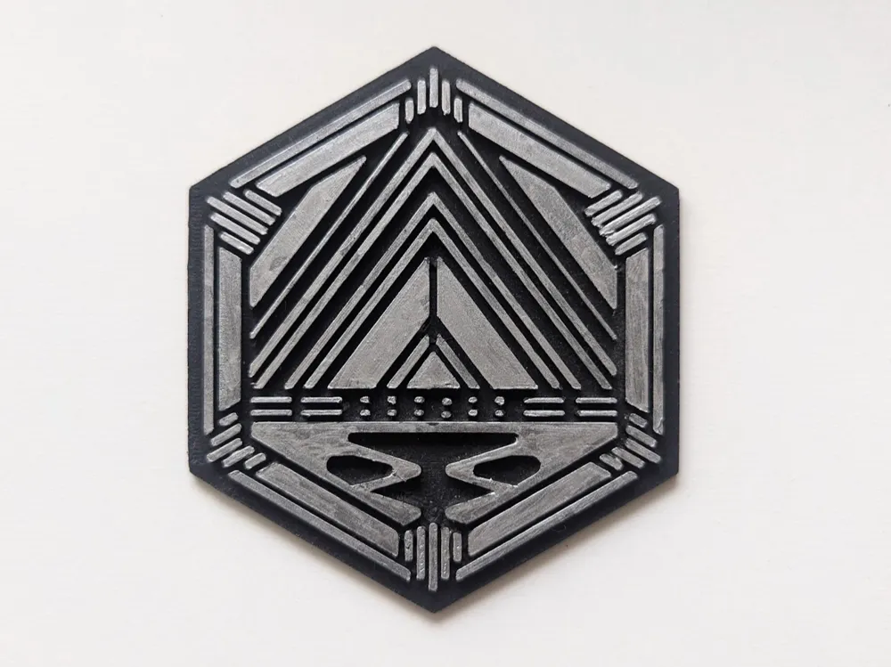 Hex Tile Coaster - Destiny Vault of Glass by Nightfall Labs MakerWorld ...
