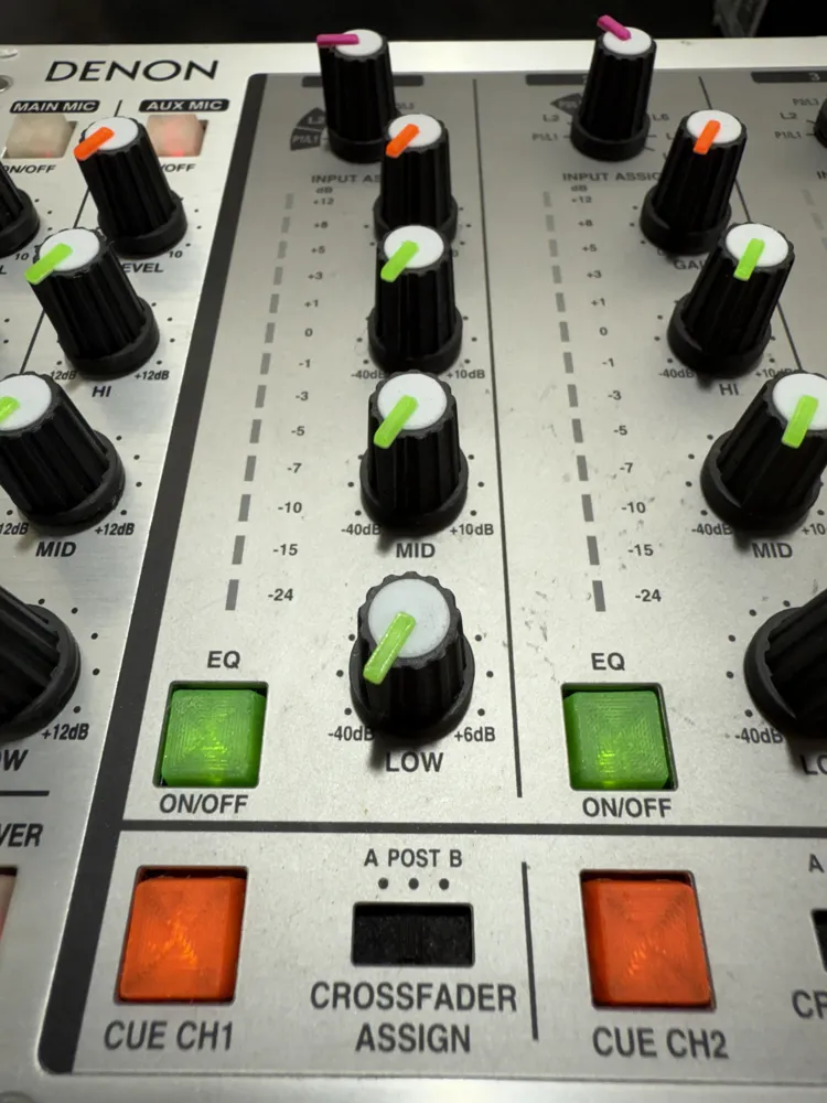 Denon DN-X1500 Knobs - Free 3D Print Model - MakerWorld