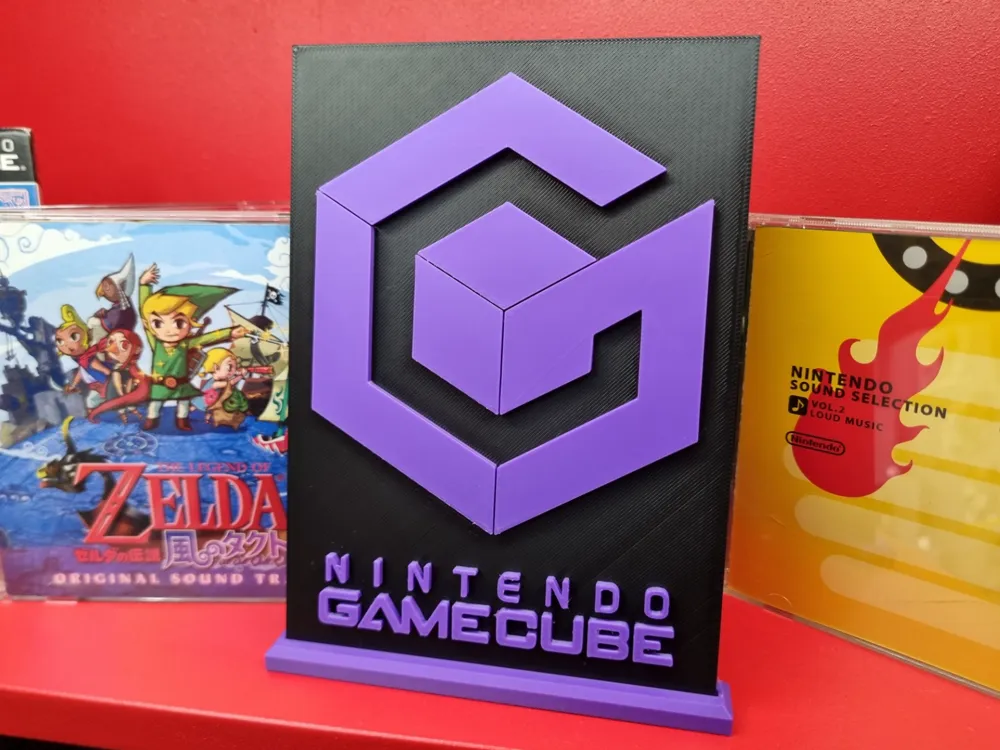 Gamecube Logo Display by Arniel86 - MakerWorld