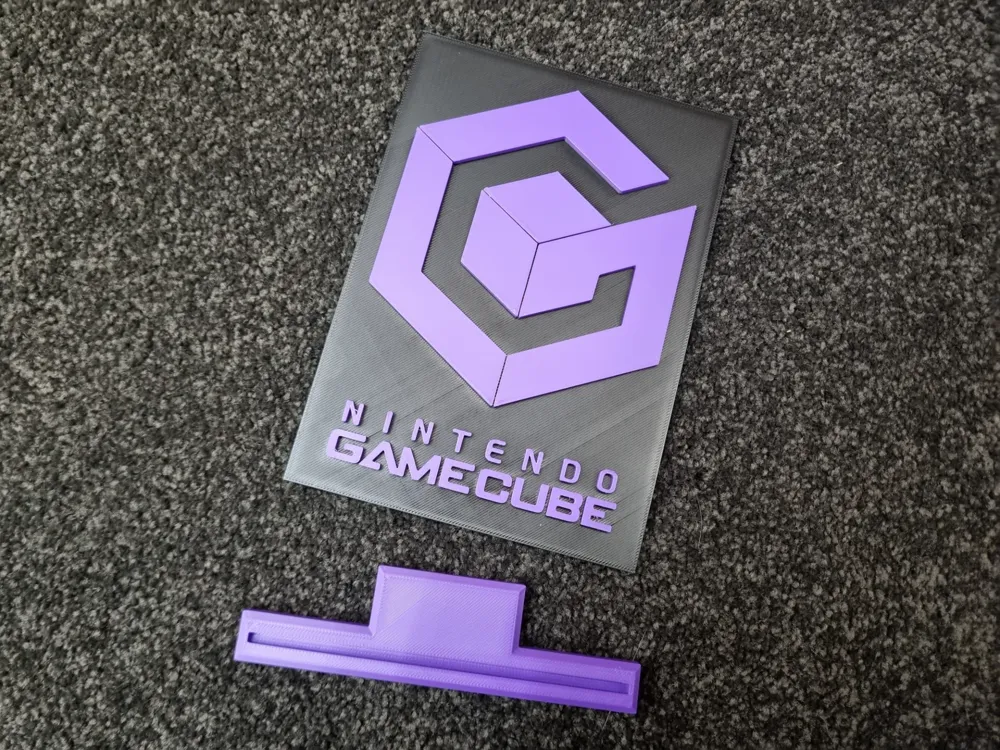 Gamecube Logo Display by Arniel86 - MakerWorld