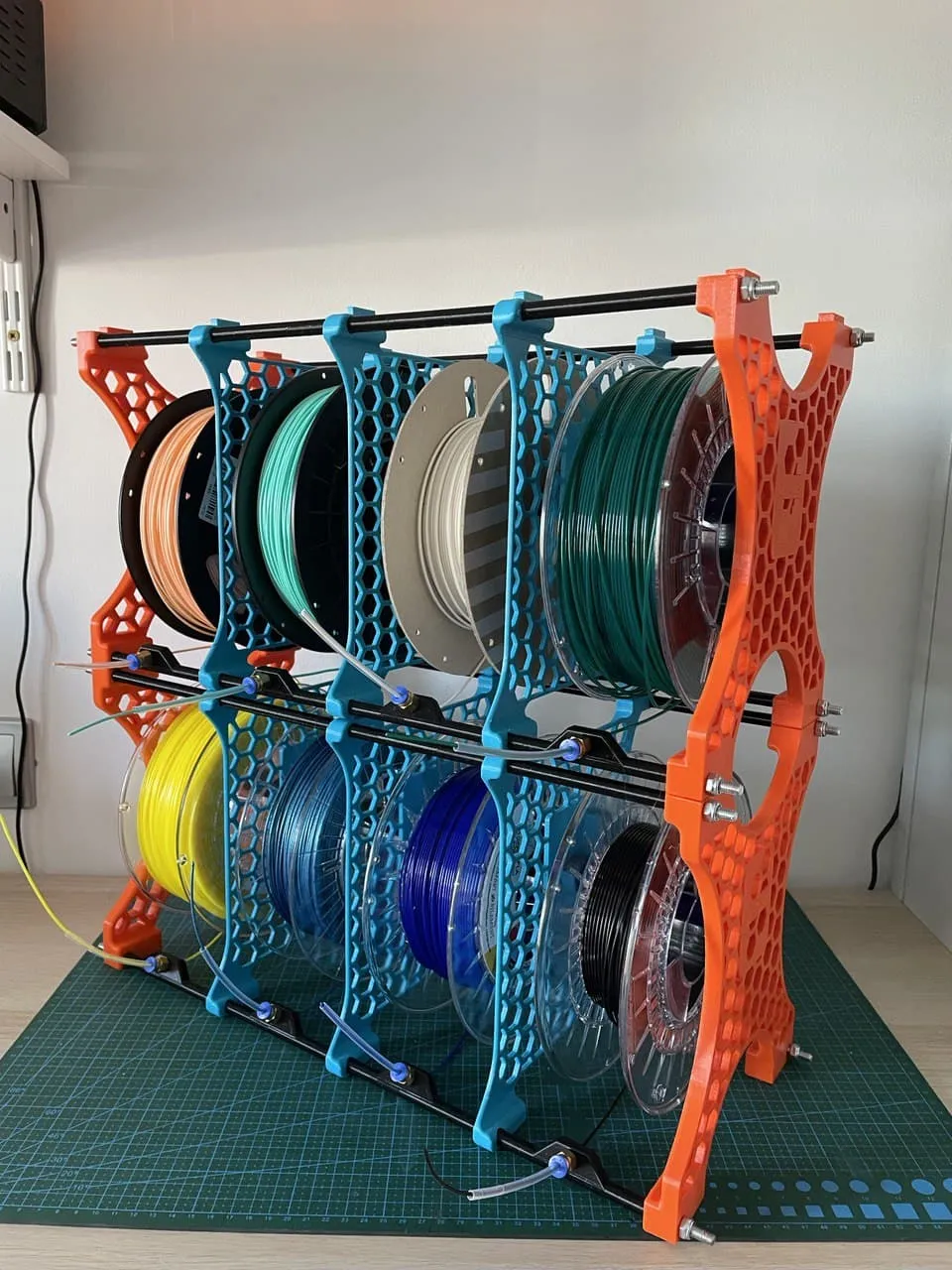 Modular filament rack by xuss46 - MakerWorld