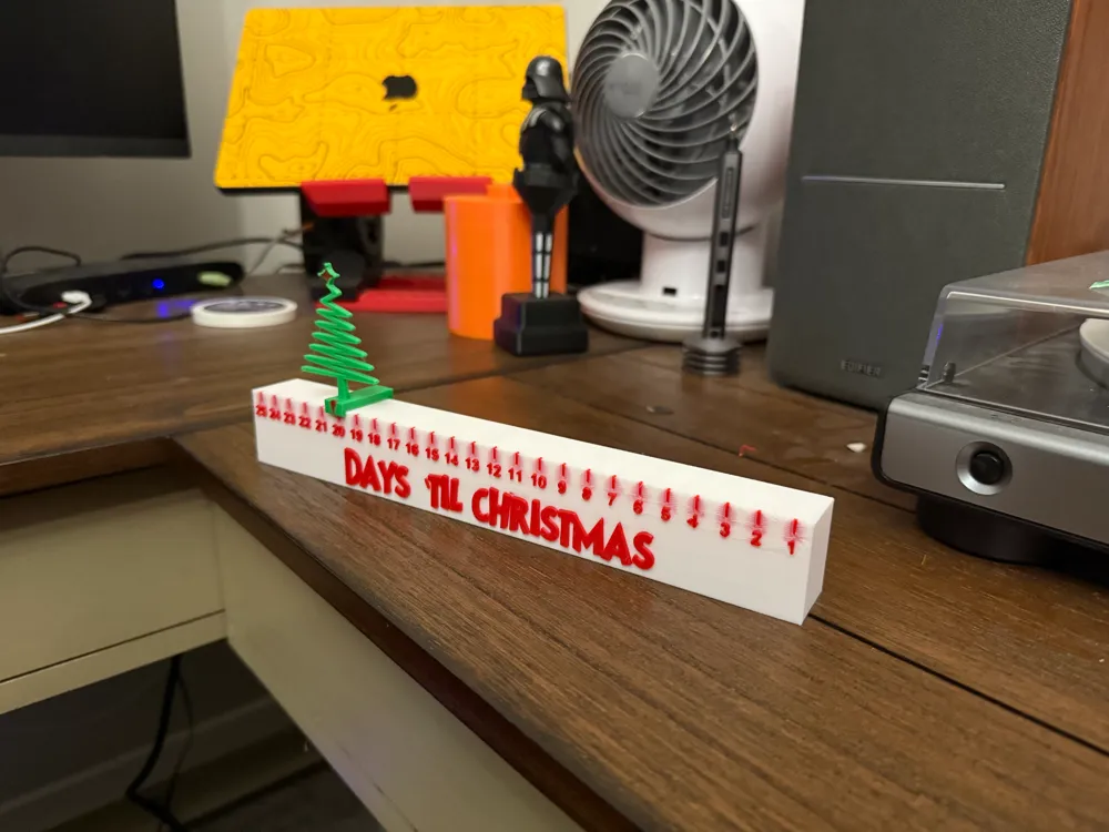 Christmas Advent Calendar Slider by Waveprint MakerWorld: Download Free ...