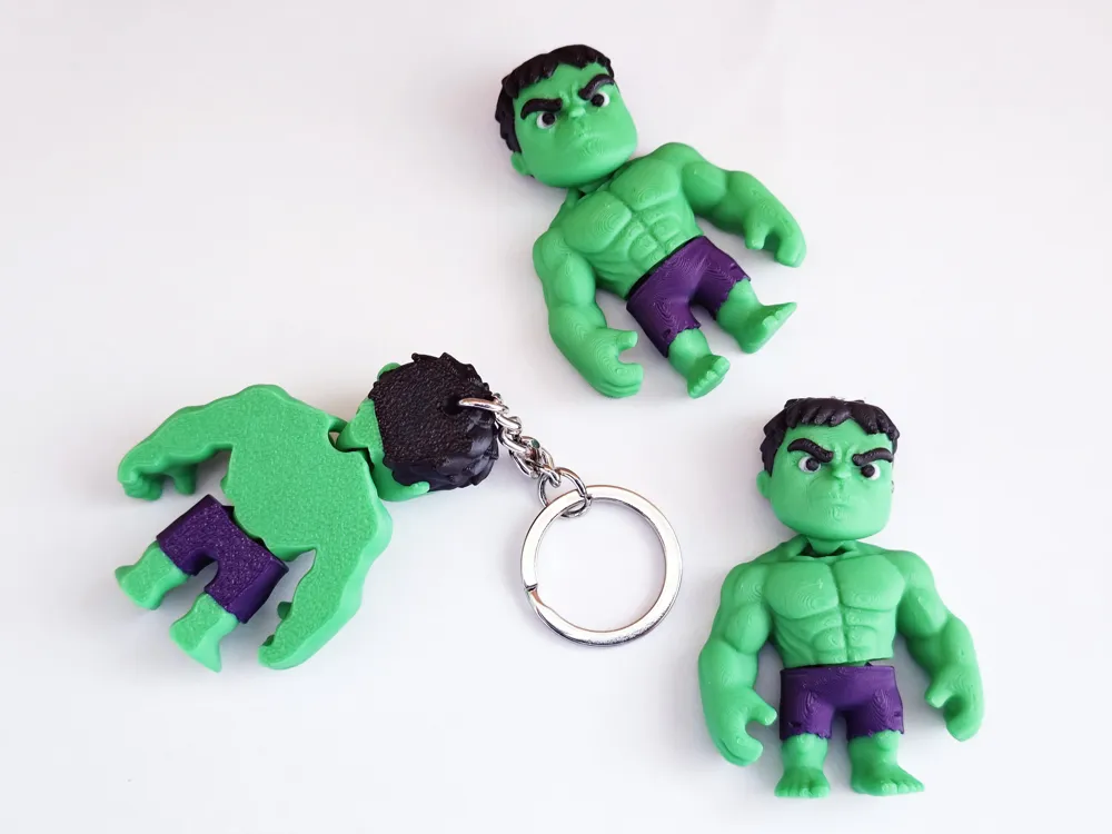 Hulk Mini Flexi – Figura de Super-herói Articulada - Modelo gratuito ...
