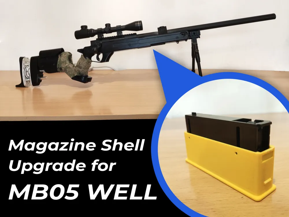 Magazine Shell for Mouser MB05 from WELL by s3rgi_art - MakerWorld