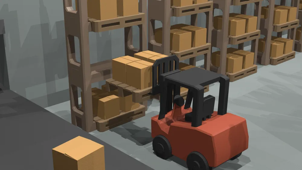 Mini Logistics Warehouse - Free 3D Print Model - MakerWorld