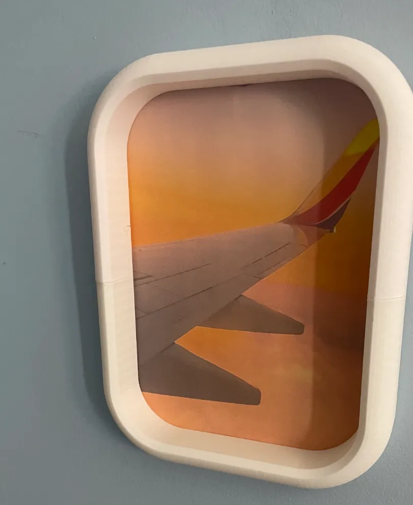 Airplane window frame by gb - MakerWorld
