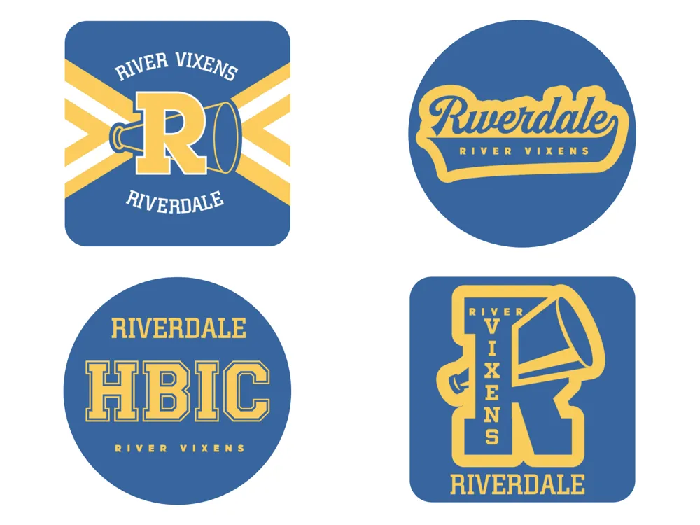 Riverdale River Vixens Cheerleading Coasters by neilault - MakerWorld