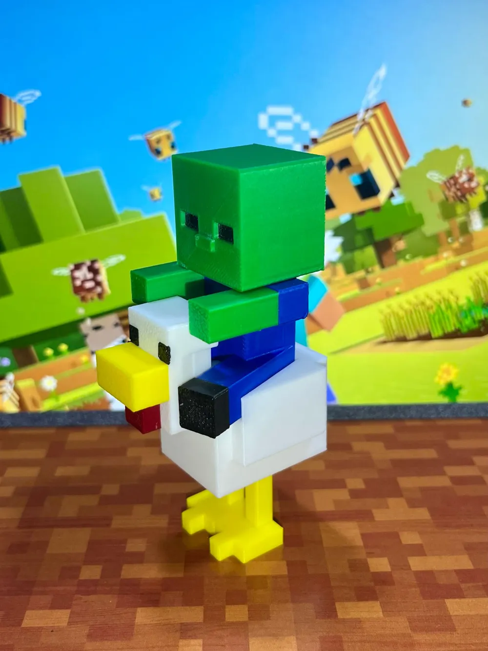 Chicken Jockey Minecraft by Yoo1810 MakerWorld: Download Free 3D Models